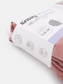Sinsay - Tlustá sametová závěs na pásce - světle fialová