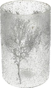 Svícen Twig I ⌀15cm silver