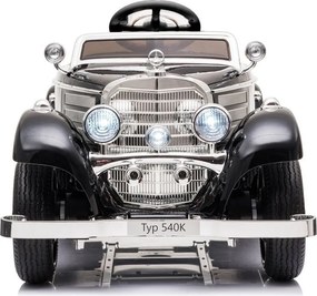 LEAN CARS Elektrické autíčko Mercedes 540K Premium LED MP3 černé
