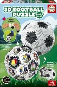 EDUCA 3D Puzzle BuildPlay: Fotbalový míč / 32 dílků / od 6 let