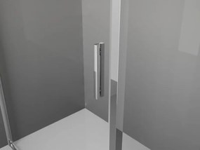 Mexen Exo posuvné sprchové dveře 125 cm, transparentní, chrom - 8151-125-000-01-00