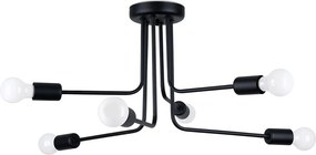 Sollux Lighting Lustr NORAH 6 černý
