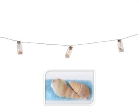 Mořská girlanda s LED – světle modrá 180 cm