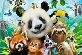 SCHMIDT Puzzle Zvířecí zábava / 200 dílků