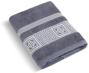 Bellatex Froté ručník a osuška Řecká kolekce šedá, modrá velikost Osuška - 70x140 cm