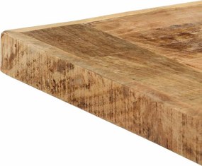 Jídelní stůl 140 x 70 x 75 cm masivní hrubé mangovníkové dřevo 247437