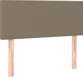 Box spring postel s matrací taupe 120x190 cm textil 3269762