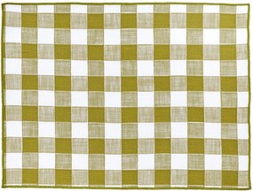 MEDLEY Prostírání látkové kostka 47 x 35 cm - zelená
