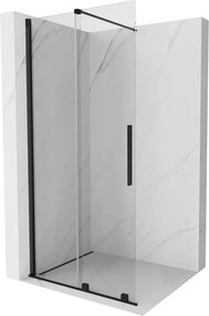 Mexen Velar, posuvné dveře typu Walk-in 70x200 cm, 8mm čiré sklo, černá matná, 871-070-000-03-70