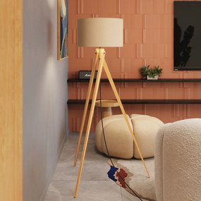 Sollux Lighting Stojací lampa NATT béžová