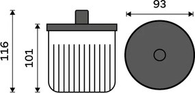 Nimco Dóza na kosmetické tampóny TIMO - TIC 51-90