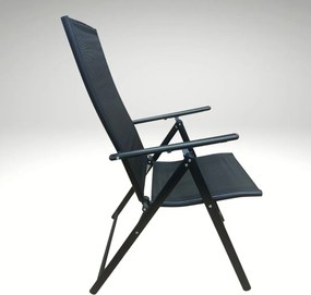 Vikio Zahradní set 140x80 pro 6 osob V136-140 černá