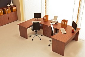Sestava kancelářského nábytku Komfort 7 calvados R111007 03