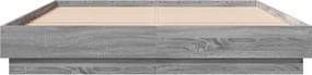 Rám postele s LED osvětlením šedý sonoma 120 x 200 cm 3209805
