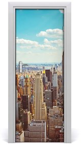 Fototapeta samolepící dveře New York 85x205 cm