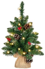 Nexos  65868 Vánoční stromek s osvětlením - 45 cm, 20 LED