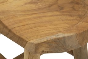 Stolička Teak 42 cm z masivu hnědá