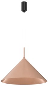 Závěsné svítidlo Capital, 1x měděné kovové stínítko, (fi 46cm), b