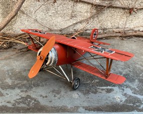 Kovový model letadlo Red Baron