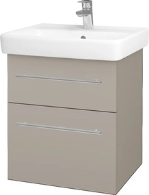Dřevojas Koupelnová skříň Q MAX SZZ2 55 Varianta: N01 Bílá lesk / Úchytka T02 / N08 Cosmo
