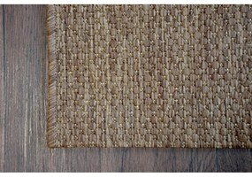 Kusový koberec Flat hnědý 120x170cm