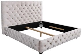 Designová postel Laney 180 x 200 cm šampaňský samet