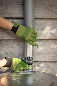 Barel na dešťovou vodu s kohoutkem 95L, pozink|Esschert Design