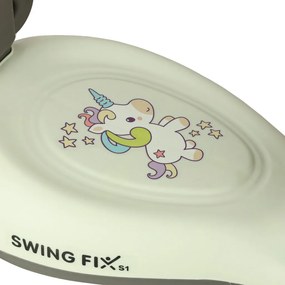 Creative Corner LED Swing FIX S1 gravitační koloběžka s rukojetí šedá max. 65 kg