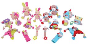 Bigjigs Toys Bigjigs Baby Textilní hračka - Chrastítko balónek Bella