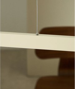 Béžové LED závěsné svítidlo s kovovým stínidlem Boadella – Kave Home