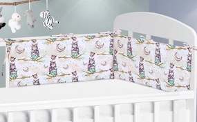 Bellatex Mantinel do dětské postýlky Sovička na větvi rozměr 60x28 cm