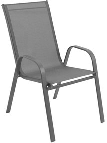 Bluegarden, zahradní židle Polo světle šedá, OGR-09002