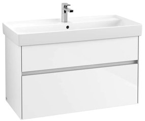 Villeroy & Boch Collaro - Umyvadlová skříňka, 95x55x44 cm, 2 zásuvky, Glossy White C01100DH