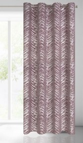 ZATEMŇOVACÍ ZÁVĚS NA KROUŽCÍCH SARA 140X250 CM PÚDROVĚ RŮŽOVÁ