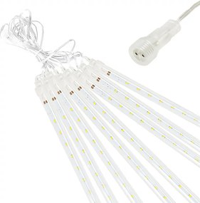 LED rampouchy 8ks - 7,2m, 288LED, IP44, studená bílá