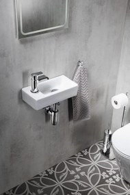 Sapho, ZOE keramické umyvadlo 37x9x19 cm levé, AR496