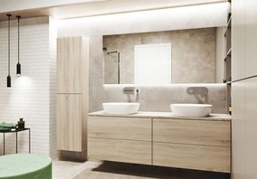 Mereo Mereo, Aira, koupelnová skříňka 170 cm vysoká, pravá, Multidecor, CN794PNCIPM
