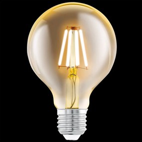 LED žárovka retro vintage filament LED žárovka 4W E27 G80 - 11556 - Eglo