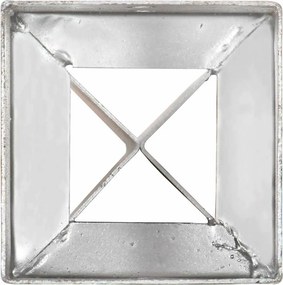 Kotvící hroty 6 ks stříbrné 12 x 12 x 89 cm pozinkovaná ocel 145426