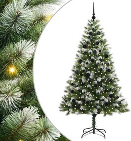 Umělý vánoční stromeček s umělým sněhem 300 LED Teplá bílá 3395452