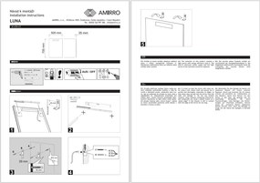 Zrcadlo do koupelny na zeď chodbu do pokoje ložnice předsíně s LED podsvícením  LUNA - 50 x 70 cm s podsvíceným pruhem 900-919