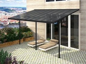 Rojaplast BRUCE H pergola - ŠEDÝ polykarbonát