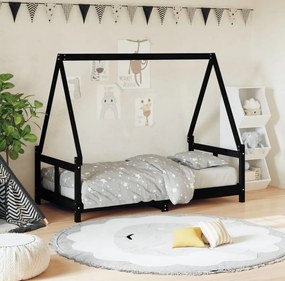 vidaXL Dětská postel 80 x 160 cm masivní borové dřevo [834461] Barva: Bílá