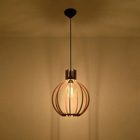 Sollux Lighting Závěsné svítidlo ARANCIA přírodní dřevo