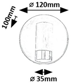 Rabalux 75040 - LED Nástěnné bodové svítidlo KADIR LED/3W/230V 4000K
