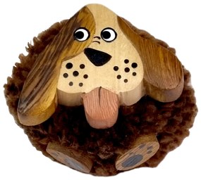 2Kids Toys Dřevěná magnetka velká pompon Pes