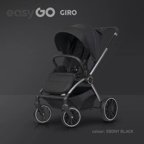 Kombinovaný kočárek EasyGo Giro 2v1 Ebony Black