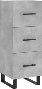 Skříň highboard betonově šedá 34,5x34x180 cm kompozitní dřevo 3198877