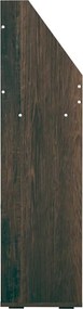 Dětský regál na časopisy kouřový dub 71 x 30 x 114 cm kompozit 339534