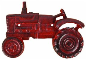 Nástěnný otvírák na láhve traktor červený 20x14cm